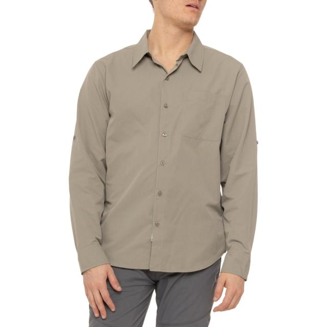 (取寄) マーモット エアロボラ ボタンフロント シャツ - Upf 50以上, ロング スリーブ Marmot Aerobora Button-Front Shirt - UPF 50+, Long Sleeve Vetiver