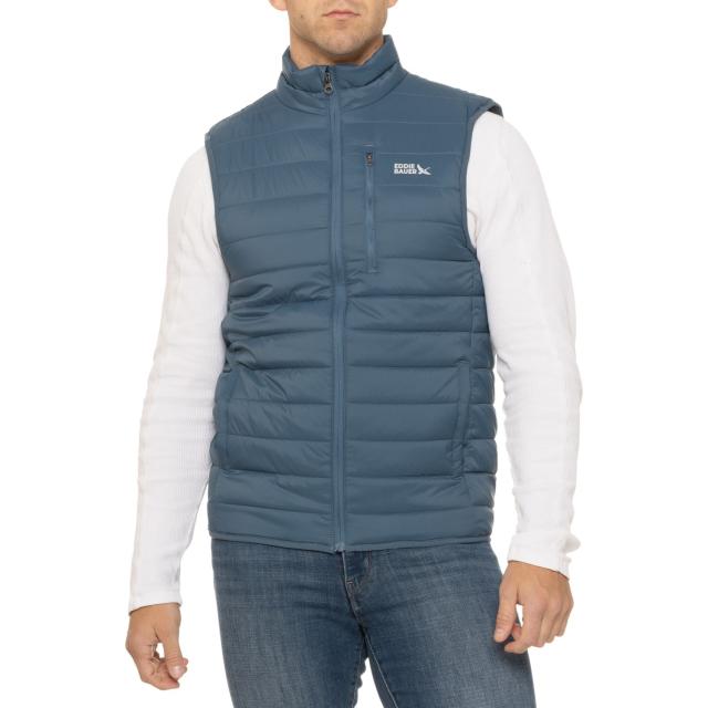 (取寄) エディーバウアー ベイウッド パッカブル パファー ベスト - インサレーテッド Eddie Bauer Baywood Packable Puffer Vest - Insulated  Blue Fusion