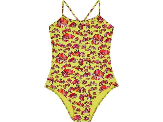 (取寄) ヴィルブレクイン キッズ ガールズ スイム ジャージ ストレッチ ハーミット クラブス (トドラー/リトル キッド/ビッグ キッド) Vilebrequin Kids girls Swim Jersey Stretch Hermit Crabs (Toddler/Little Kid/Big Kid) Chartreuse