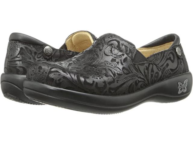 (取寄) アレグリア レディース ケリー プロフェッショナル Alegria women  Keli Professional Black Emboss Paisley