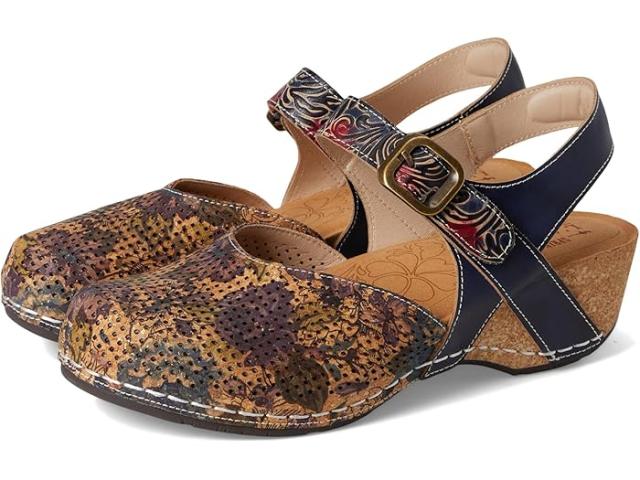 (取寄) ラルティストバイスプリングステップ レディース  L'Artiste by Spring Step women Koraline Navy Multi