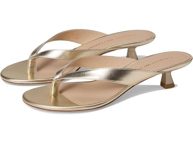 (取寄) スチュアート ワイツマン レディース リオ スリーク サンダル 35 Stuart Weitzman women Rio Sleek Sandals 35 Light Gold