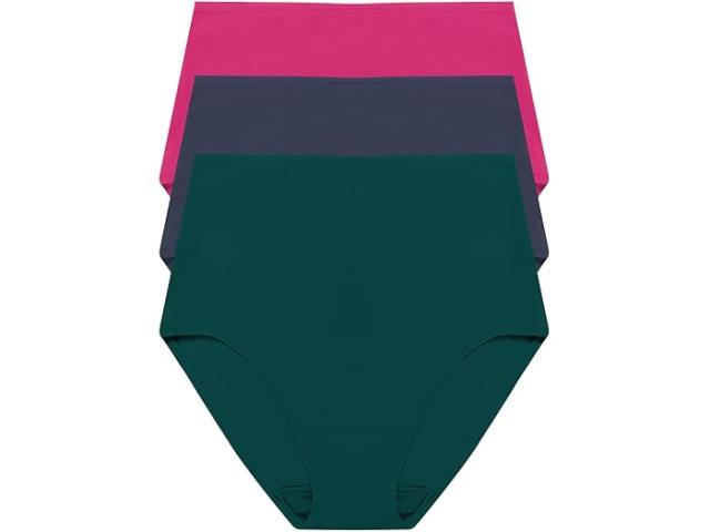 (取寄) ナトリ レディース ブリス ベア コットン ハイ ウェスト ブリーフ 3-パック Natori women Bliss Bare Cotton High Waist Brief 3-Pack Elm/Vintage Navy/Sakura