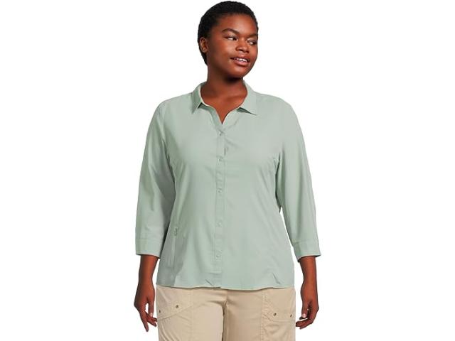 (取寄) ロイヤルロビンズ レディース エクスペディション プロ 3/4 スリーブ  Robbins women Expedition Pro 3/4 Sleeve Sage Leaf