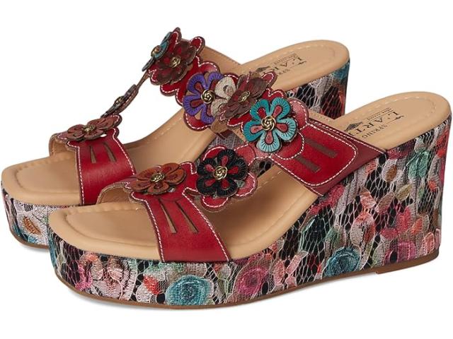 (取寄) ラルティストバイスプリングステップ レディース カプリース L'Artiste by Spring Step women Caprice Red