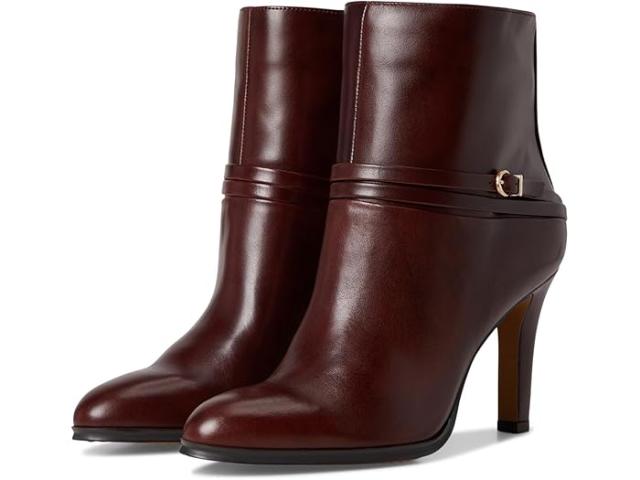 (取寄) ヴィンスカムート レディース ダブル ストラップ ハイ ヒール Vince Camuto women Sybilla Double Strap High Heel Bootsie Rich Mahogany