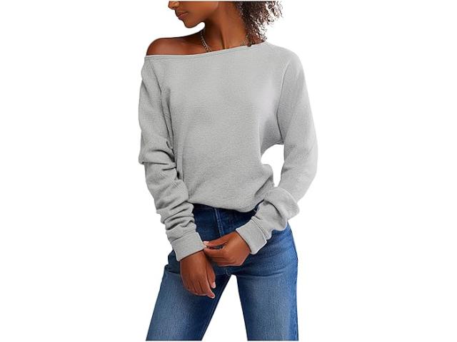 (取寄) フリーピープル レディース ジェス ロング スリーブ Free People women Jess Long Sleeve Heather Grey