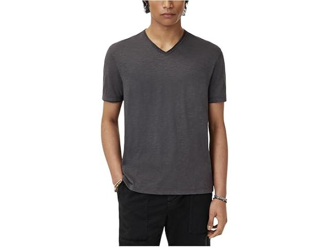 (取寄) ジョン バルベイトス メンズ マイルズ V-ネック John Varvatos men Miles V-Neck K3595F25 Charcoal