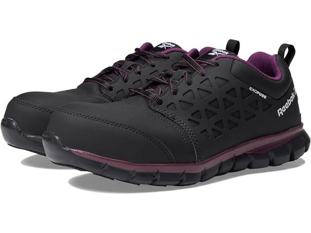 (取寄) リーボック ワーク レディース サブライト クッション ワーク コンプ トゥ SD Reebok Work women Reebok Work Sublite Cushion Work Comp Toe SD Black/Plum