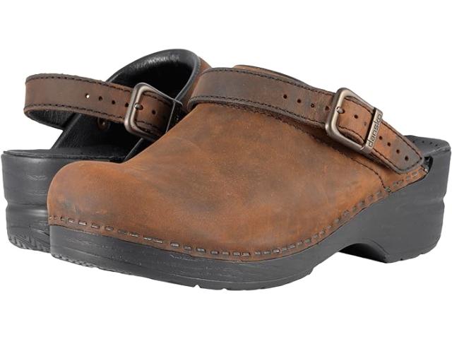 (取寄) ダンスコ レディース イングリッド Dansko women Dansko Ingrid Antique Brown/Black Outsole