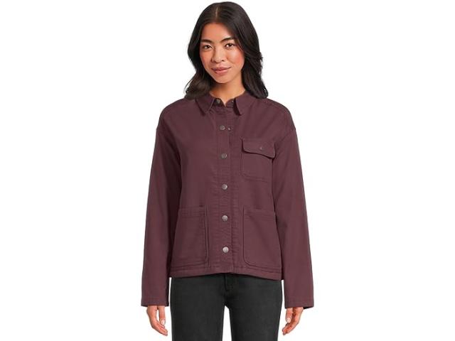 (取寄) ロイヤルロビンズ レディース エル キャップ キャンバス シャケット  Robbins women El Cap Canvas Shacket Loganberry