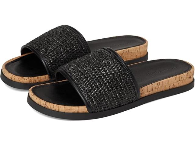 (取寄) ラッキーブランド レディース ウーブン バンド サンダル Lucky Brand women Dylina Woven Band Sandal Black
