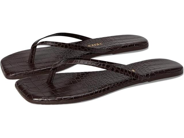 (取寄) ティキーズ レディース スクエア トゥ リリー TKEES women Square Toe Lily Carob Croc