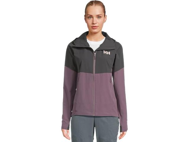 (取寄) ヘリーハンセン レディース ブレイズ ソフトシェル フード Helly Hansen women Blaze Softshell Hood Smoked Purple