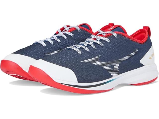 (取寄) ミズノ メンズ ドミナント 4 ロー ターフ Mizuno men Dominant 4 Low Turf Navy-Red