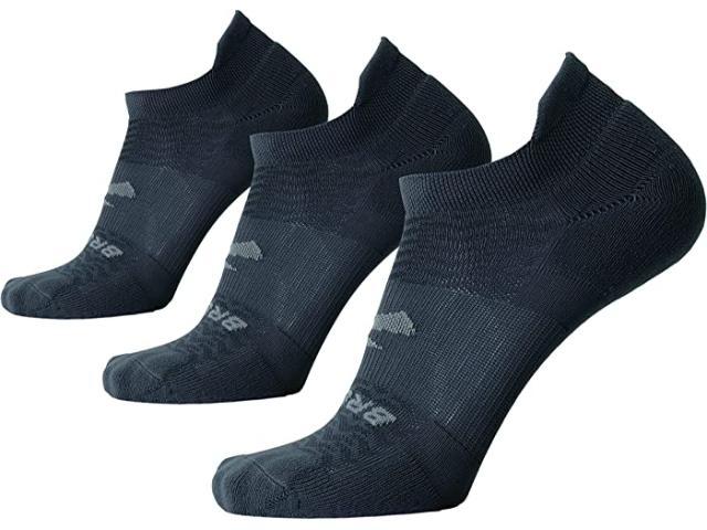 (取寄) ブルックス ラン-イン ノー ショー ソックス 3-パック Brooks Brooks Run-In No Show Socks 3-Pack Asphalt