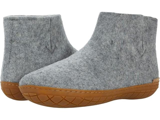 (取寄) グレーラップ ウール ブーツ ラバー アウトソール Glerups Wool Boot Rubber Outsole Grey/Honey Rubber