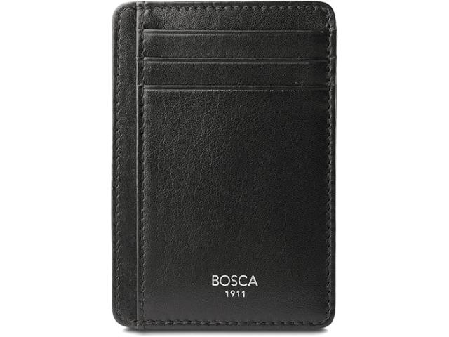 (取寄) ボスカ メンズ ナッパ ヴィテッロ - セブンポケット Id Rfid カード ケース Bosca men Nappa Vitello - Seven-Pocket ID RFID Card Case Black
