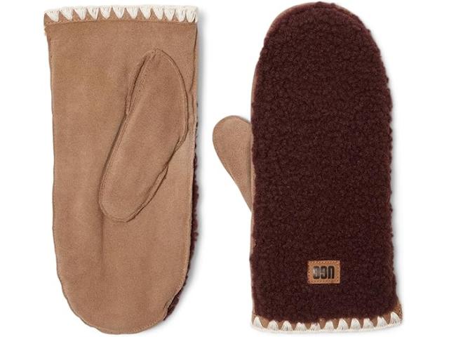 (取寄) アグ レディース アグフラフ スカルプド ミトン UGG women Uggfluff Scalloped Mitten Wild Grape