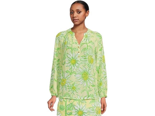 (取寄) リリー ピュリッツァー レディース エルザ トップ Lilly Pulitzer women Elsa Top Limoncello Sunbelievable