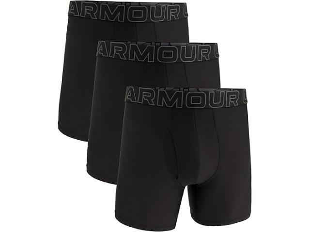 (取寄) アンダーアーマー メンズ 3-パック パフォーマンス テック メッシュ ソリッド 6 ボクサー ブリーフ Under Armour men 3-Pack Performance Tech Mesh Solid 6