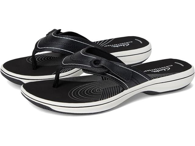 (取寄) クラークス レディース ブリーズ レイナ Clarks women Breeze Reyna Black Synthetic