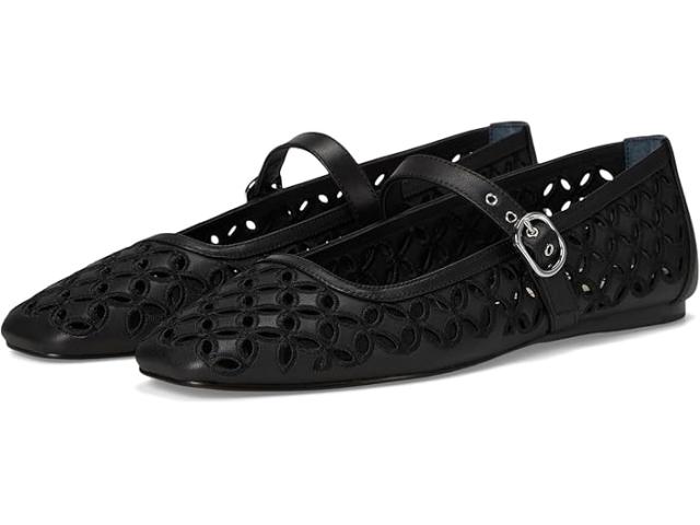 (取寄) ドルチェヴィータ レディース アイレット パーフ Dolce Vita women Rodni Eyelet Perf Black Leather