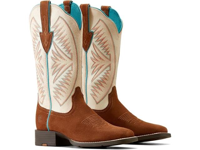 (取寄) アリアット レディース ラウンド アップ ルイドソ ウェスタン ブーツ Ariat women Ariat Round Up Ruidoso Western Boots Cedar Roughout