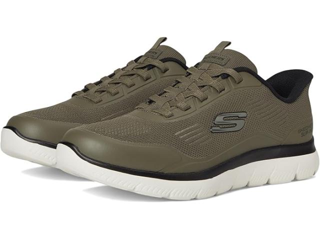 (取寄) スケッチャーズ メンズ サミッツ ハンズ フリー スリップ-イン SKECHERS men Summits Leyter Hands Free Slip-in Olive/Black