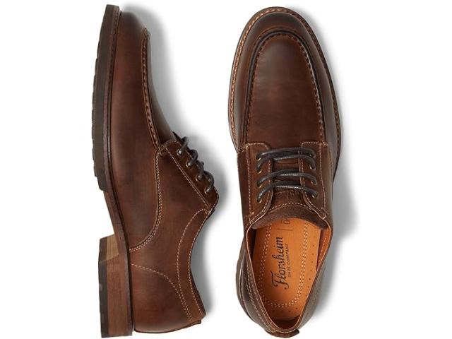 (取寄) フローシャイム メンズ ロッジ モック トゥ オックスフォード Florsheim men Florsheim Lodge Moc Toe Oxford Brown Crazy Horse