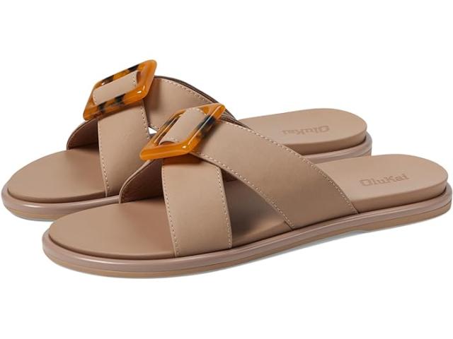 (取寄) オルカイ レディース スライド OluKai women OluKai La'i Slide Taupe/Taupe