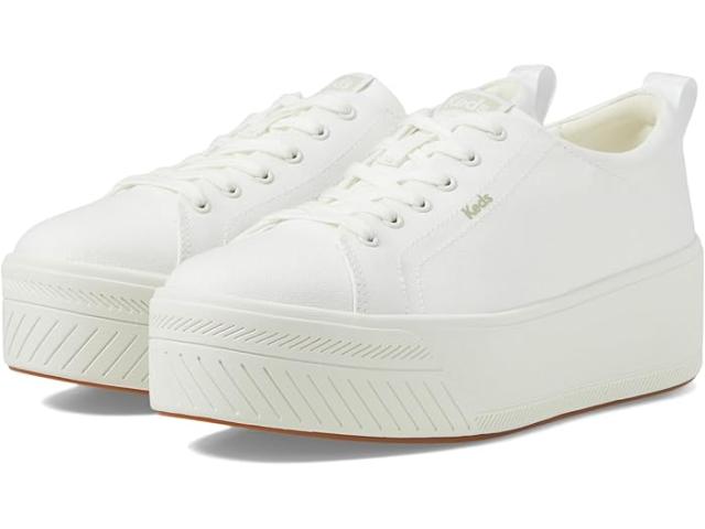 (取寄) ケッズ レディース スカイラー レース アップ Keds women Skyler Lace Up White Canvas