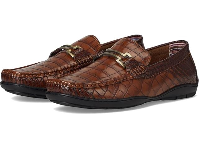 (取寄) ステイシー アダムス メンズ モック トゥ ドライバ Stacy Adams men Embrey Moc Toe D Cognac