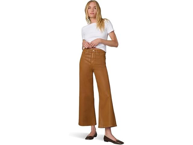 (取寄) ジョーズジーンズ レディース ザ ミア ワイド レッグ アンクル コーテッド Joe's Jeans women The Mia Wide Leg Ankle Coated Bronze Brown