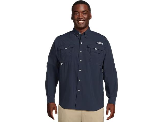 (取寄) コロンビア メンズ ビッグ アンド トール バハマ リ ロング スリーブ シャツ Columbia men Big & Tall Bahama II Long Sleeve Shirt Collegiate Navy 1