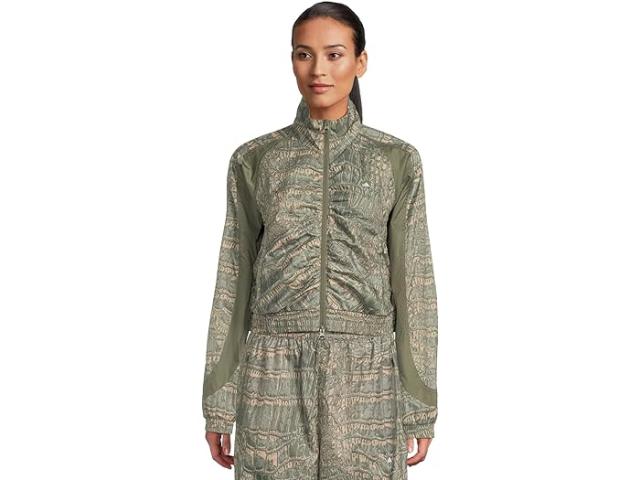 (取寄) アディダス バイ ステラマッカートニー レディース プリンテッド adidas by Stella McCartney women Trackjacket Printed JN2213 Soft Powder Legacy Green Willow Grey