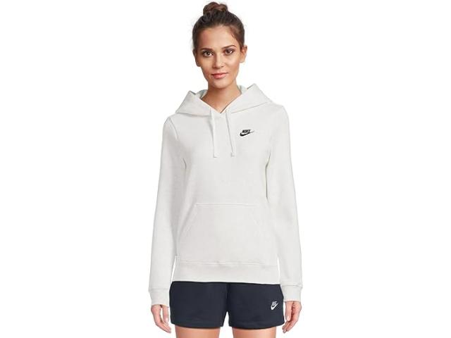 (取寄) ナイキ レディース スポーツウェア クラブ フリース プルオーバー ブーディ Nike women Sportswear Club Fleece Standar Pullover Hoodie Birch Heather/Black