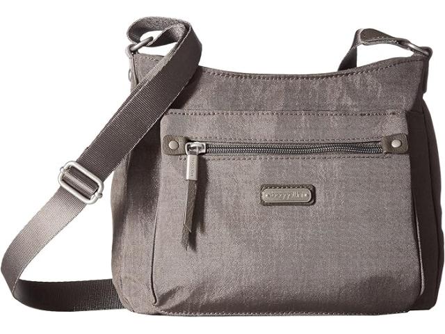 (取寄) バッガリーニ レディース ニュー クラシック アップタウン バッグ ウィズ Rfid フォン リスレット Baggallini women New Classic Uptown Bagg with RFID Phone Wristlet Sterling Shimmer