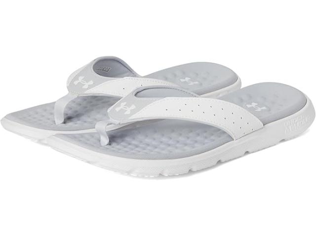 (取寄) アンダーアーマー メンズ イグナイト 7 フリップ フロップ Under Armour men Ignite 7 Flip-Flop White/Halo Gray/White
