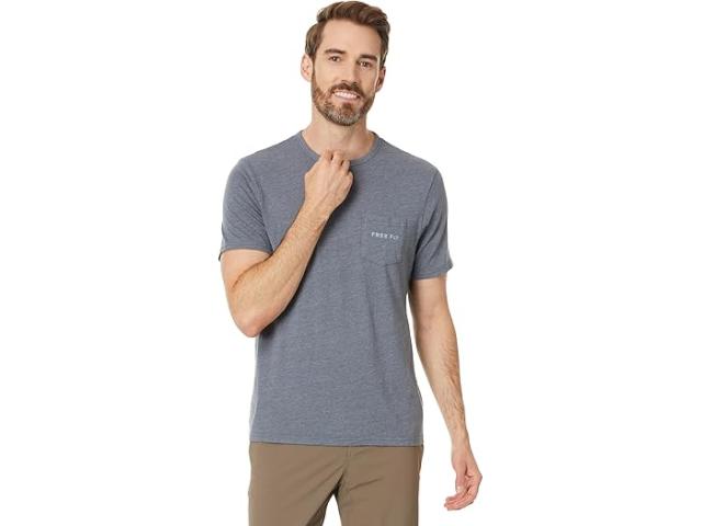 (取寄) フリーフライ メンズ コンフォート オン ポケット ティー Free Fly men Comfort On Pocket Tee Heather Storm Cloud