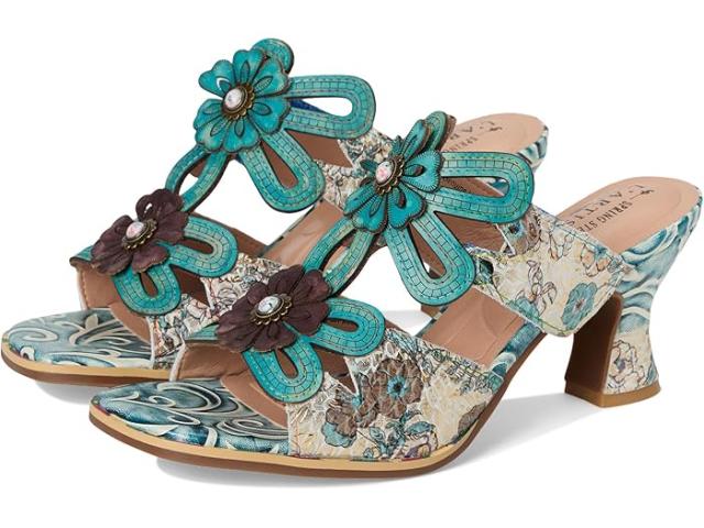 (取寄) ラルティストバイスプリングステップ レディース アラニア L'Artiste by Spring Step women Alania Turquoise Multi