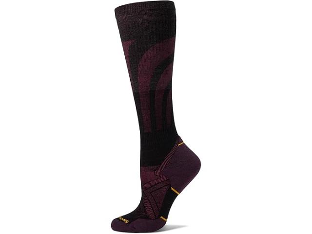 (取寄) スマートウール レディース ラン ターゲッティド クッション コンプレッション オーバーザカーフ Smartwool women Smartwool Run Targeted Cushion Compression Over-the-Calf Black