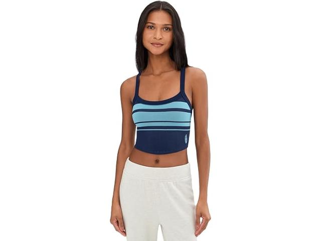 (取寄) エフピー ムーブメント レディース オール クリア ストライプド カミ FP Movement women All Clear Striped Cami Midnight Navy Combo