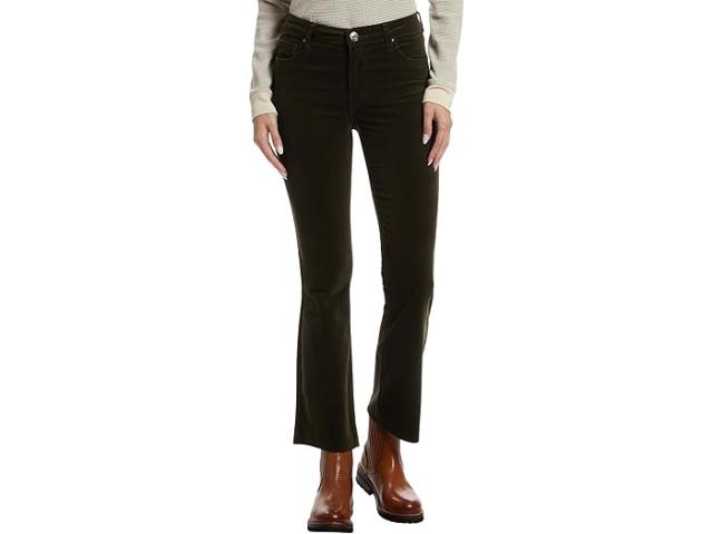 (取寄) カット フロム ザ クロス レディース ケルシー ハイライズ ファブ AB アンクル フレア ウィズ ロー ヘム イン オリーブ KUT from the Kloth women Kelsey High-Rise Fab Ab Ankle Flare With Raw Hem in Olive Olive