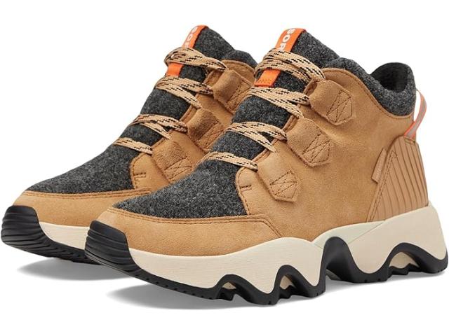 (取寄) ソレル レディース キネティック インパクト カリブー プラス ウォータープルーフ SOREL women SOREL Kinetic Impact Caribou Plus Waterproof Tawny Buff/Black