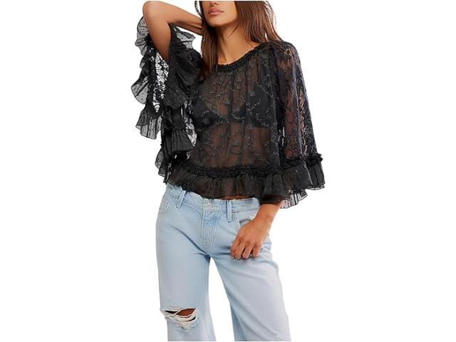 (取寄) フリーピープル レディース カーリー ケープ トップ Free People women Carly Cape Top Bitumen