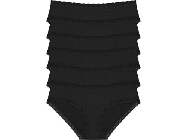 (取寄) ナトリ レディース ブリス ガール ブリーフ 6-パック Natori women Natori Bliss Girl Brief 6-Pack Black
