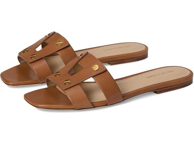 (取寄) ベロニカ ビアード レディース ビア スライド Veronica Beard women Via Slide Honey Tan Leather