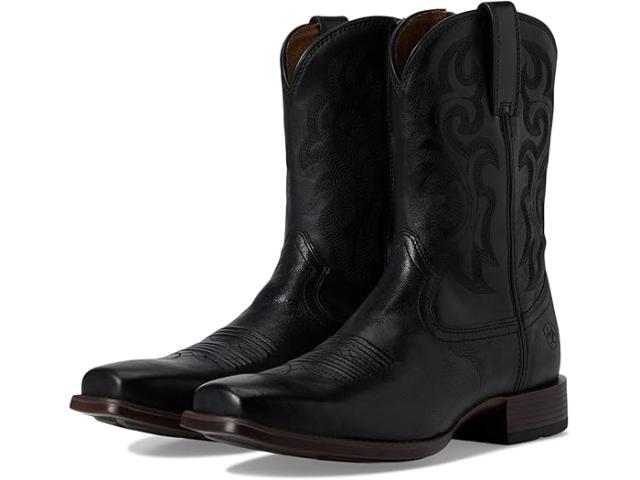 (取寄) アリアット メンズ ボディー ウェスタン ブーツ Ariat men Bodie Western Boots Iron Black