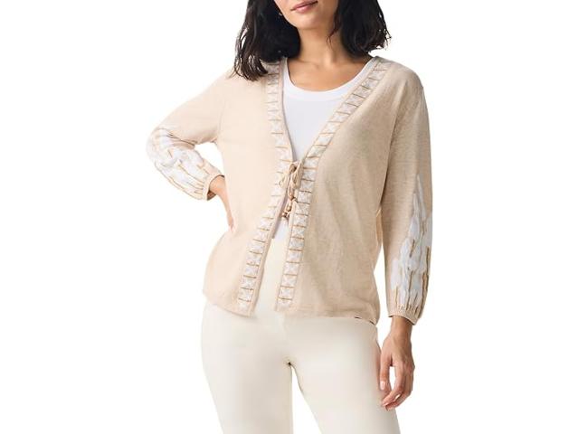 (取寄) ニックゾー レディース ビーチ デューン カーディガン NIC+ZOE women Beach Dune Cardigan Neutral Multi